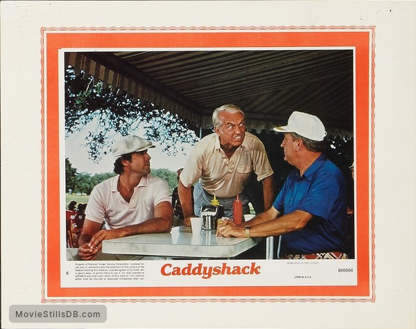 Caddyshack - Lobby card with Chevy Chase & Ted Knight