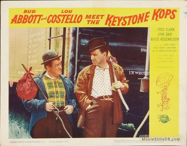 Abbott and Costello Meet the Keystone Kops - Lobby card