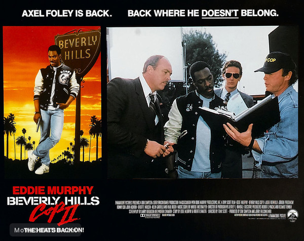 Beverly Hills Cop 2 - Lobby card with John Ashton & Eddie Murphy