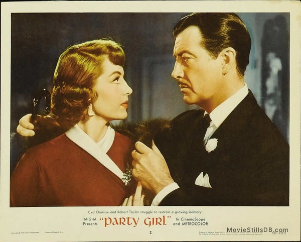 Party Girl - Lobby card with Cyd Charisse & Robert Taylor