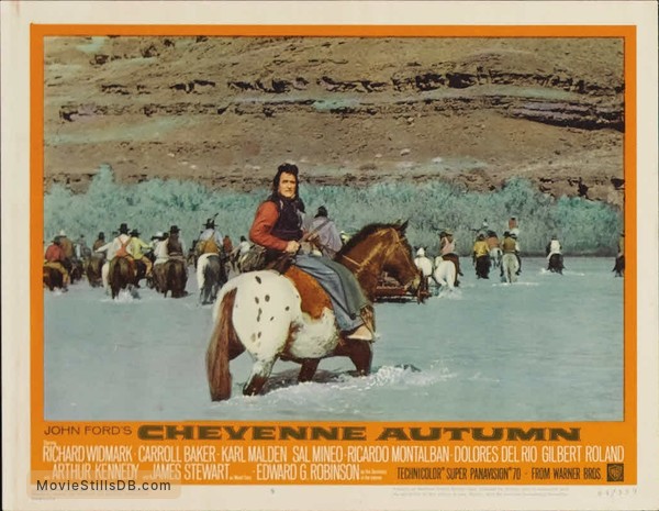 Cheyenne Autumn - Lobby card with Gilbert Roland