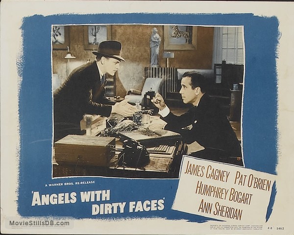 Angels with Dirty Faces - Lobby card with James Cagney & Humphrey Bogart