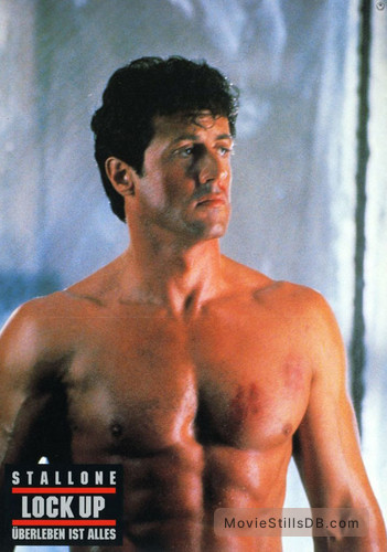 Lock Up - Lobby card with Sylvester Stallone