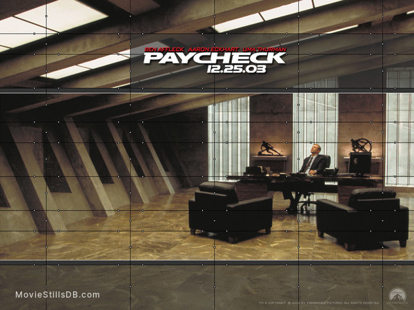 Paycheck - Wallpaper with Aaron Eckhart