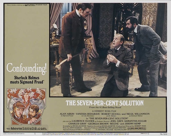 The Seven-Per-Cent Solution - Lobby card with Nicol Williamson & Robert ...