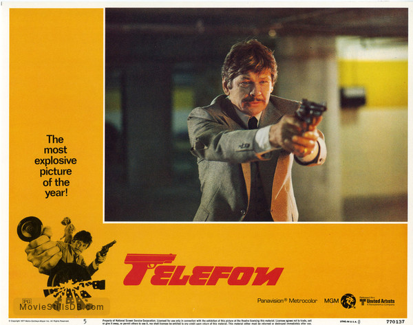 Telefon - Lobby card with Charles Bronson