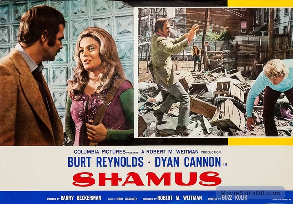 Shamus - Lobby card with Burt Reynolds & Dyan Cannon
