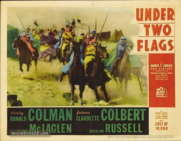 Under Two Flags - Lobby card