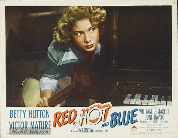 Red, Hot and Blue - Lobby card